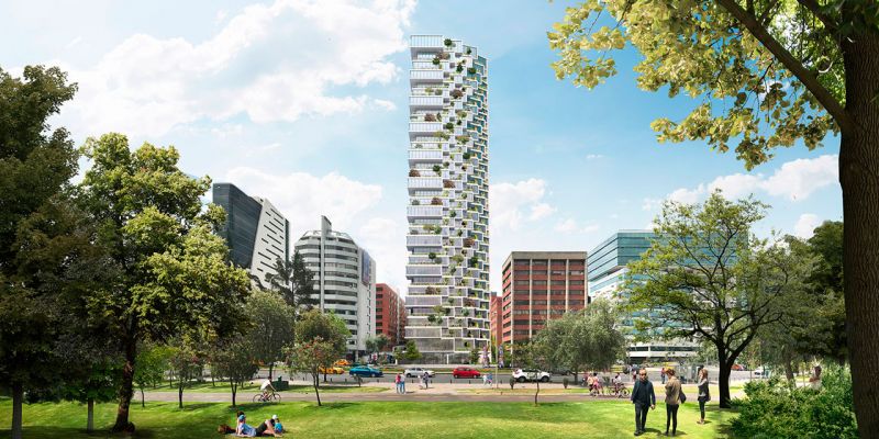 IQON, el icónico edificio sostenible que se está construyendo en Quito ...