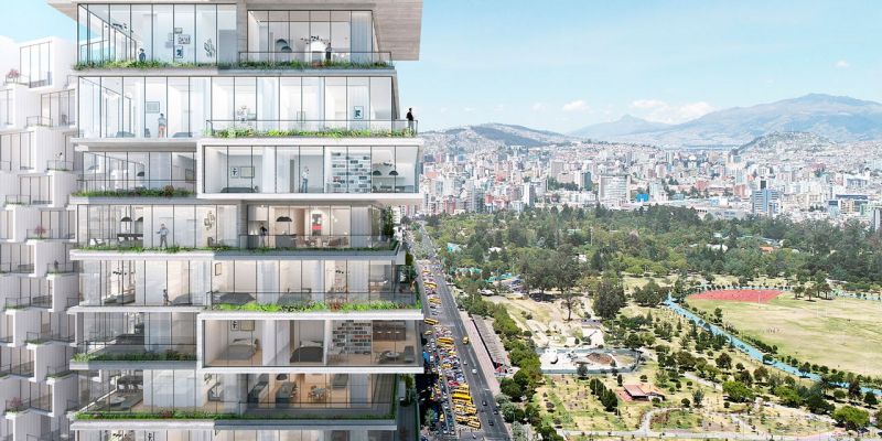 IQON, el icónico edificio sostenible que se está construyendo en Quito ...
